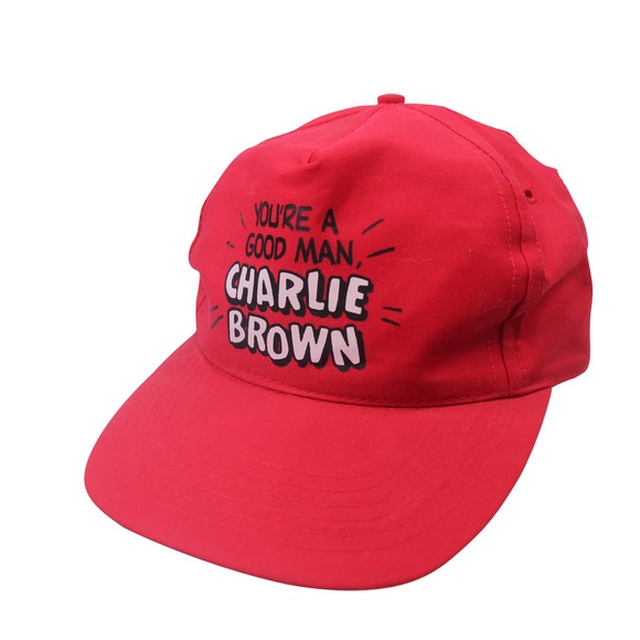 Vintage | Accessories | Vintage Youre A Good Man Charlie Brown Hat ...